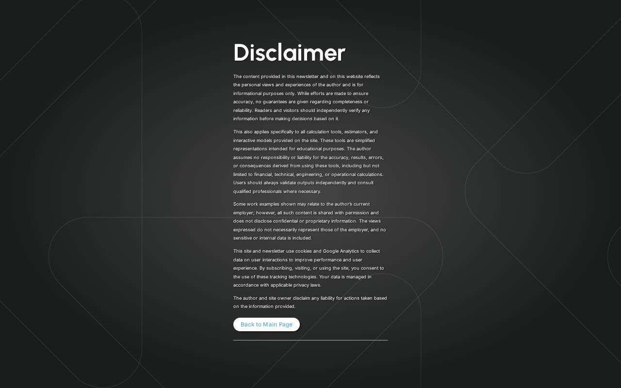 Disclaimer